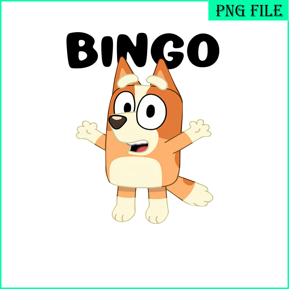 Adorable Bingo PNG Bluey Character PNG Bluey Movie PNG - Inspire Uplift