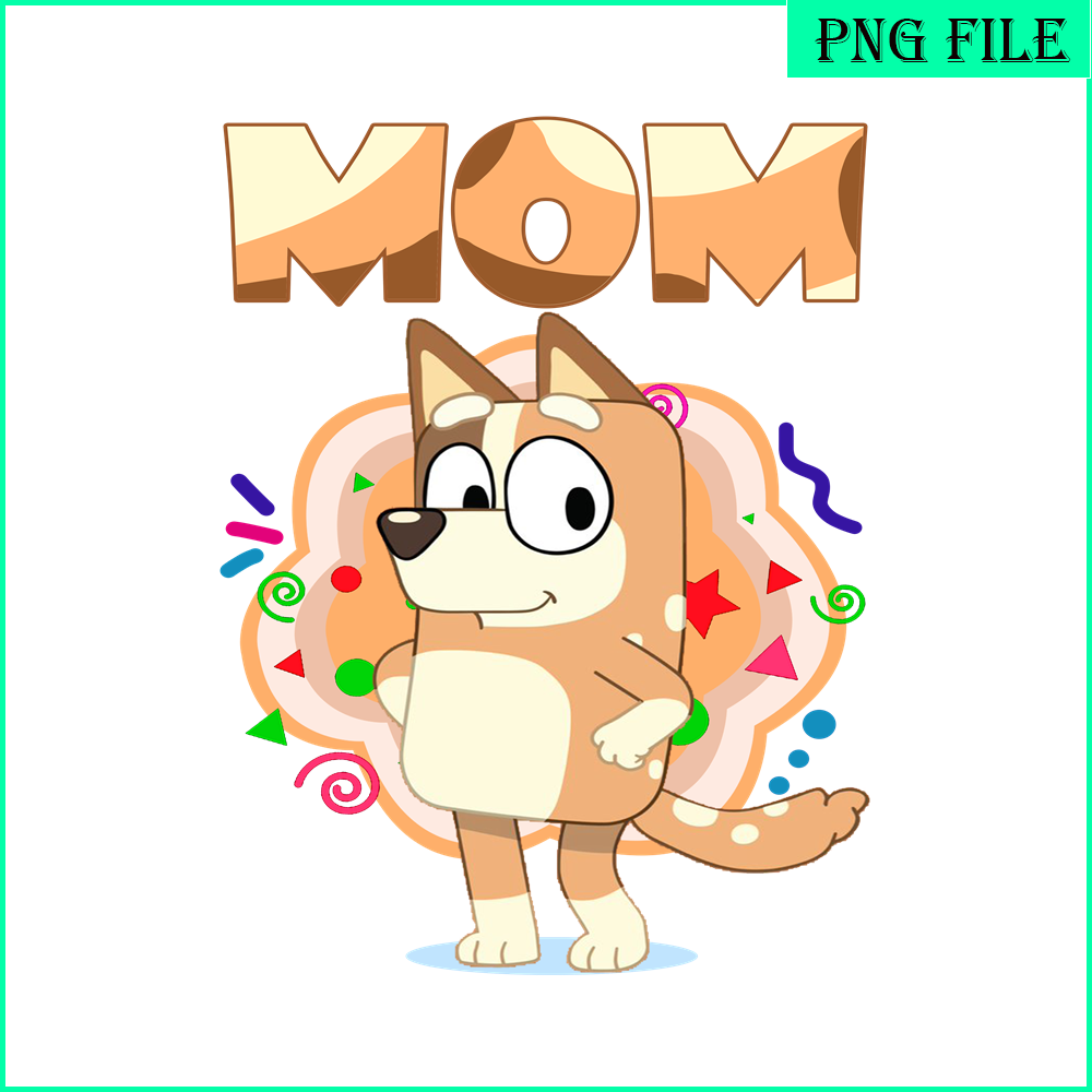 Beautiful Bluey Mom PNG Bluey Family PNG Bluey Parent PNG - Inspire Uplift
