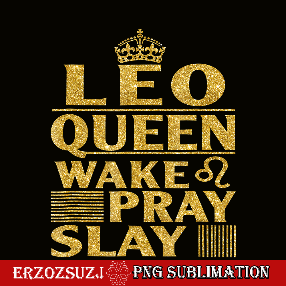 Leo Queen Slay PNG, Happy Birthday PNG, Crown Queen PNG | Inspire Uplift
