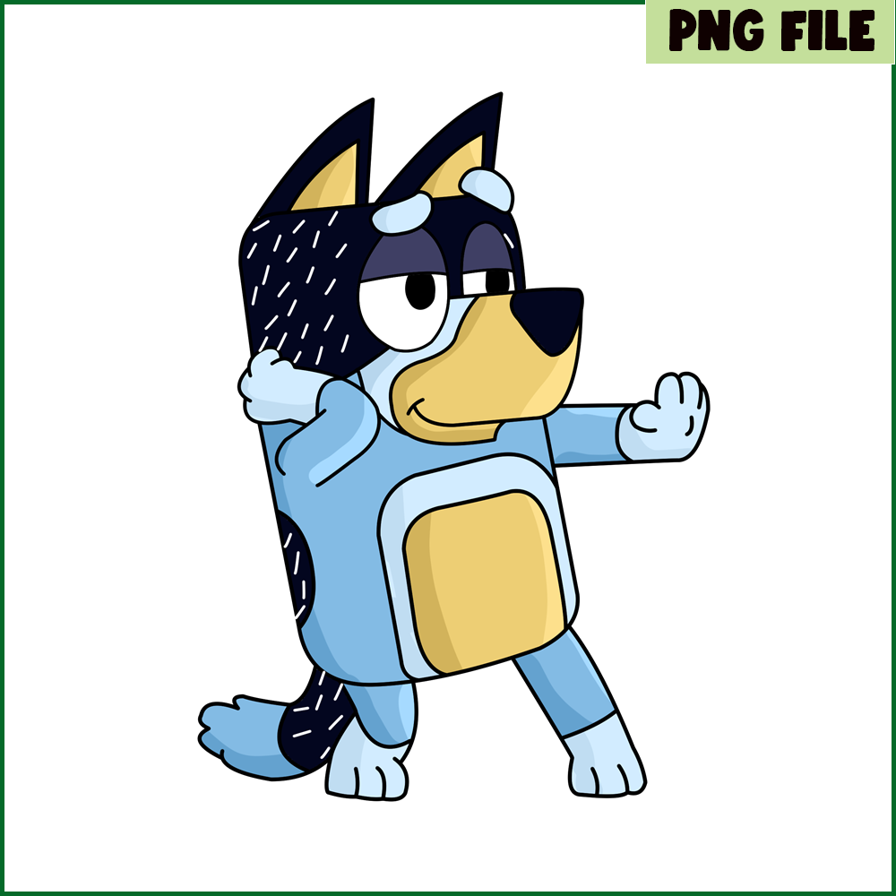 Bandit Heeler PNG Bandit Father PNG Bluey Family PNG | Inspire Uplift