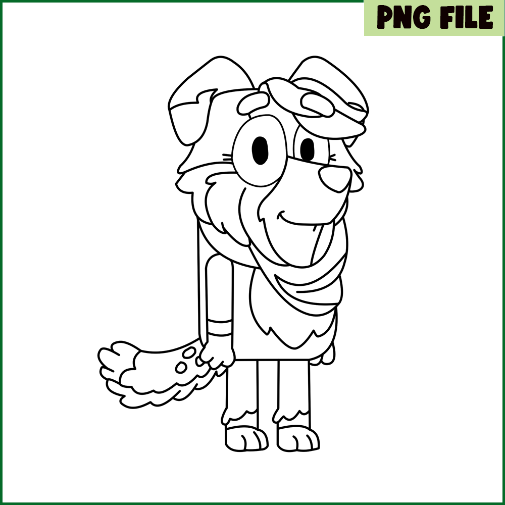 Calypso Libe PNG Calypso Bluey PNG Bluey Character PNG - Inspire Uplift