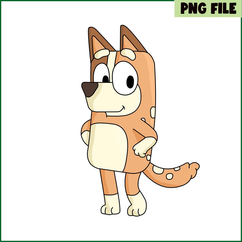 Lovely Chilli PNG Chilli Bluey PNG Bluey Family PNG - Inspire Uplift