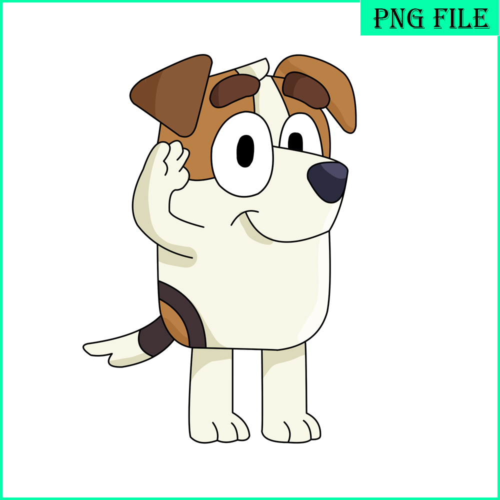 Cute Jack PNG Lovely Bluey Dog PNG Bluey Character PNG | Inspire Uplift