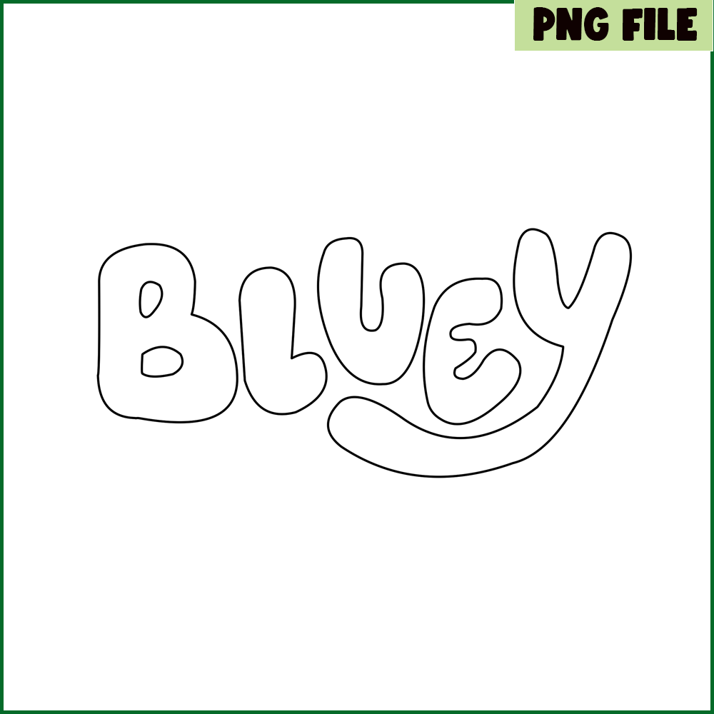 Bluey Logo PNG BLuey Cartoon PNG Bluey Movie PNG - Inspire Uplift