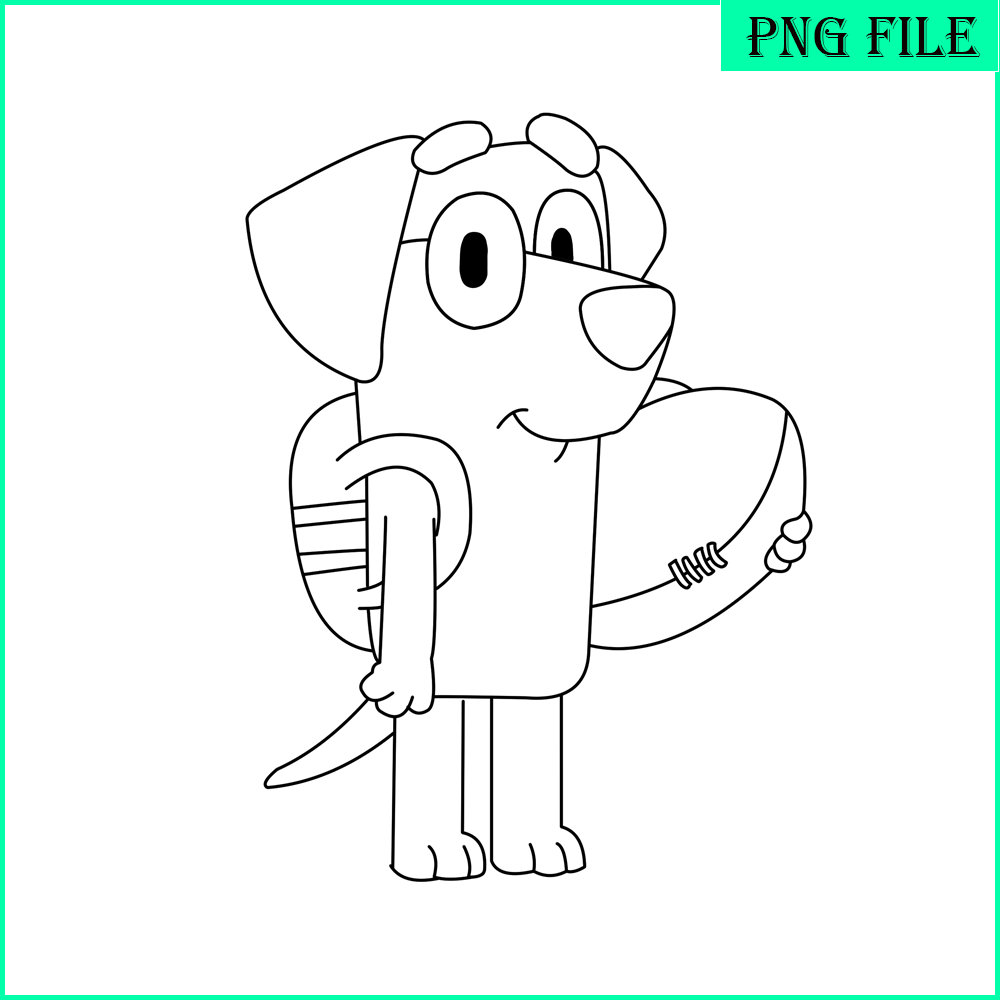 Lucky Line PNG Lucky Bluey PNG Bluey Characters PNG | Inspire Uplift