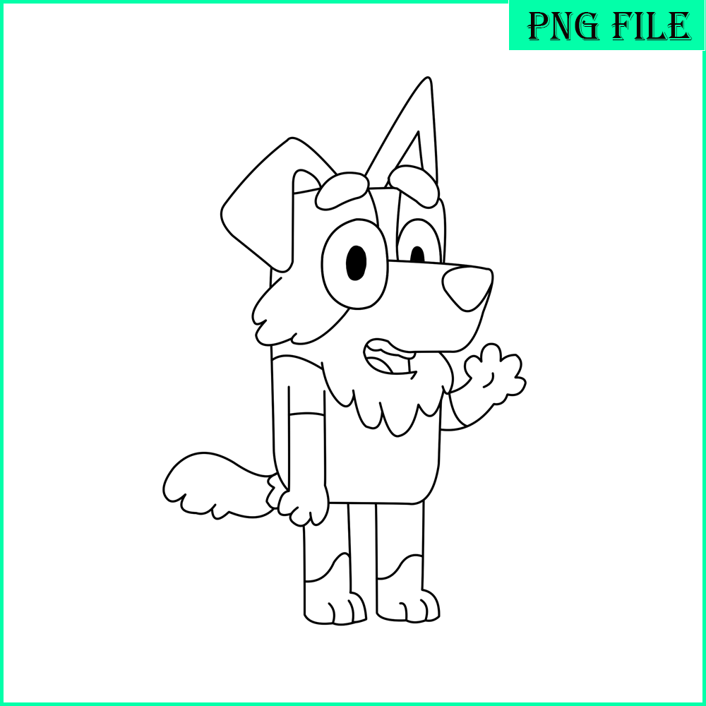 Mackenzie Line PNG Mackenzie Bluey PNG Bluey Family PNG - Inspire Uplift