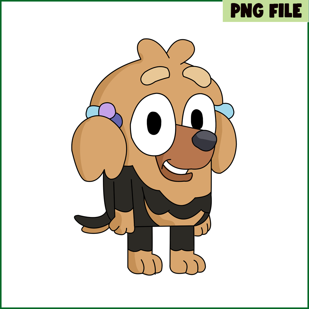 Missy Smiling PNG Missy Bluey PNG Bluey Characters PNG | Inspire Uplift
