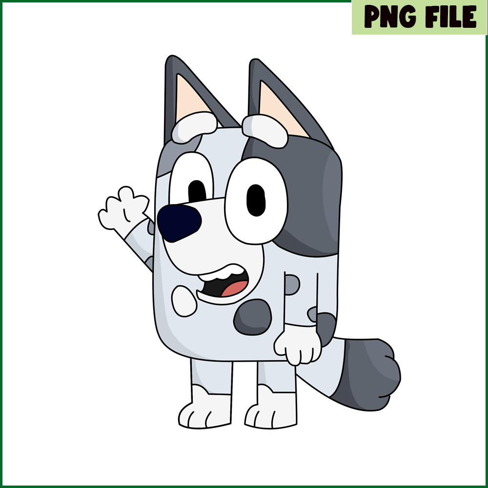 Lovely Muffin PNG Muffin Bluey PNG Bluey Characters PNG | Inspire Uplift