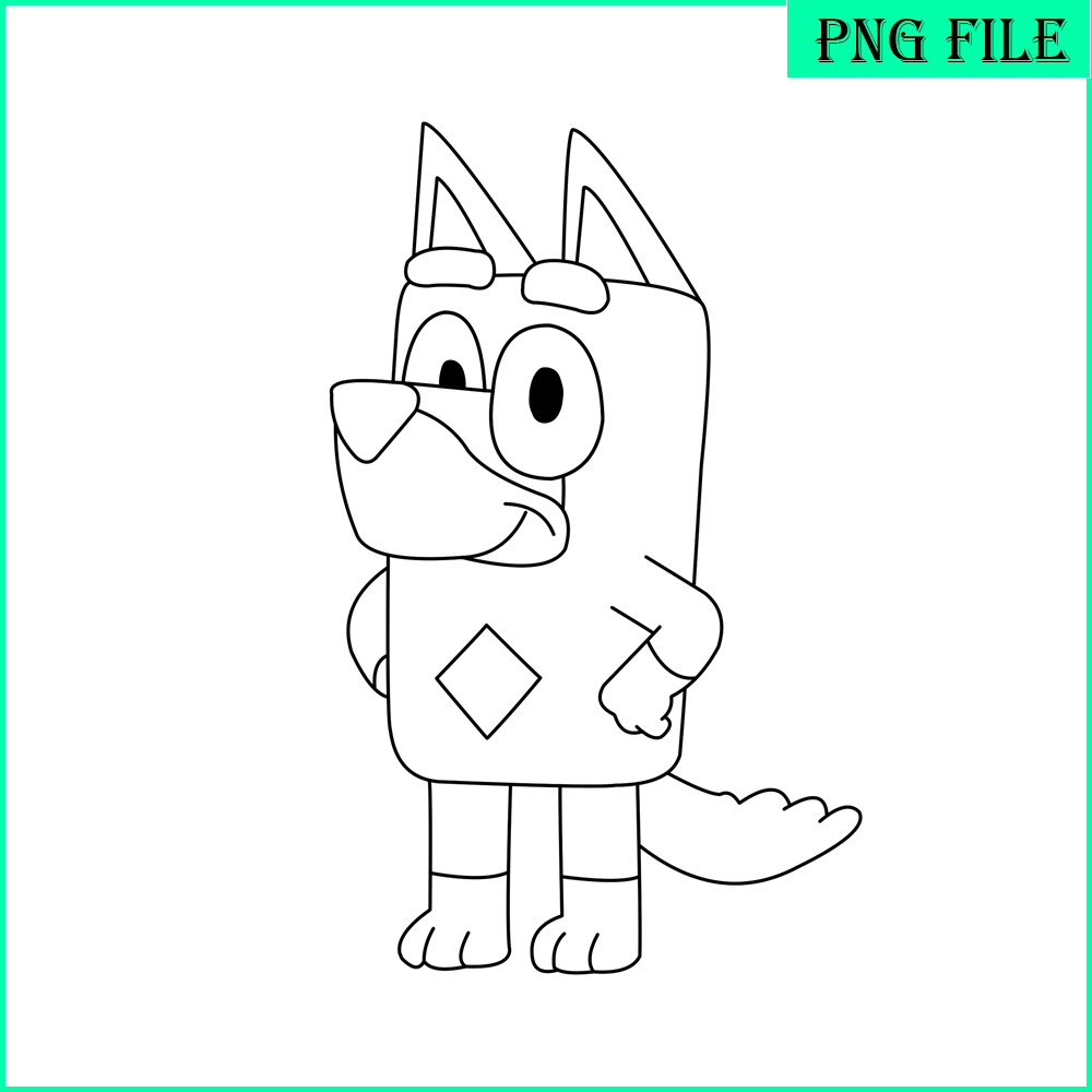 Rusty Line PNG Rusty Bluey PNG Bluey Character PNG | Inspire Uplift