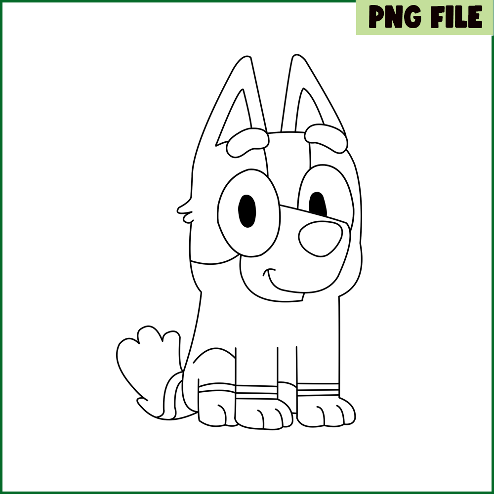 Socks Line PNG Socks Bluey PNG Bluey Disney PNG | Inspire Uplift