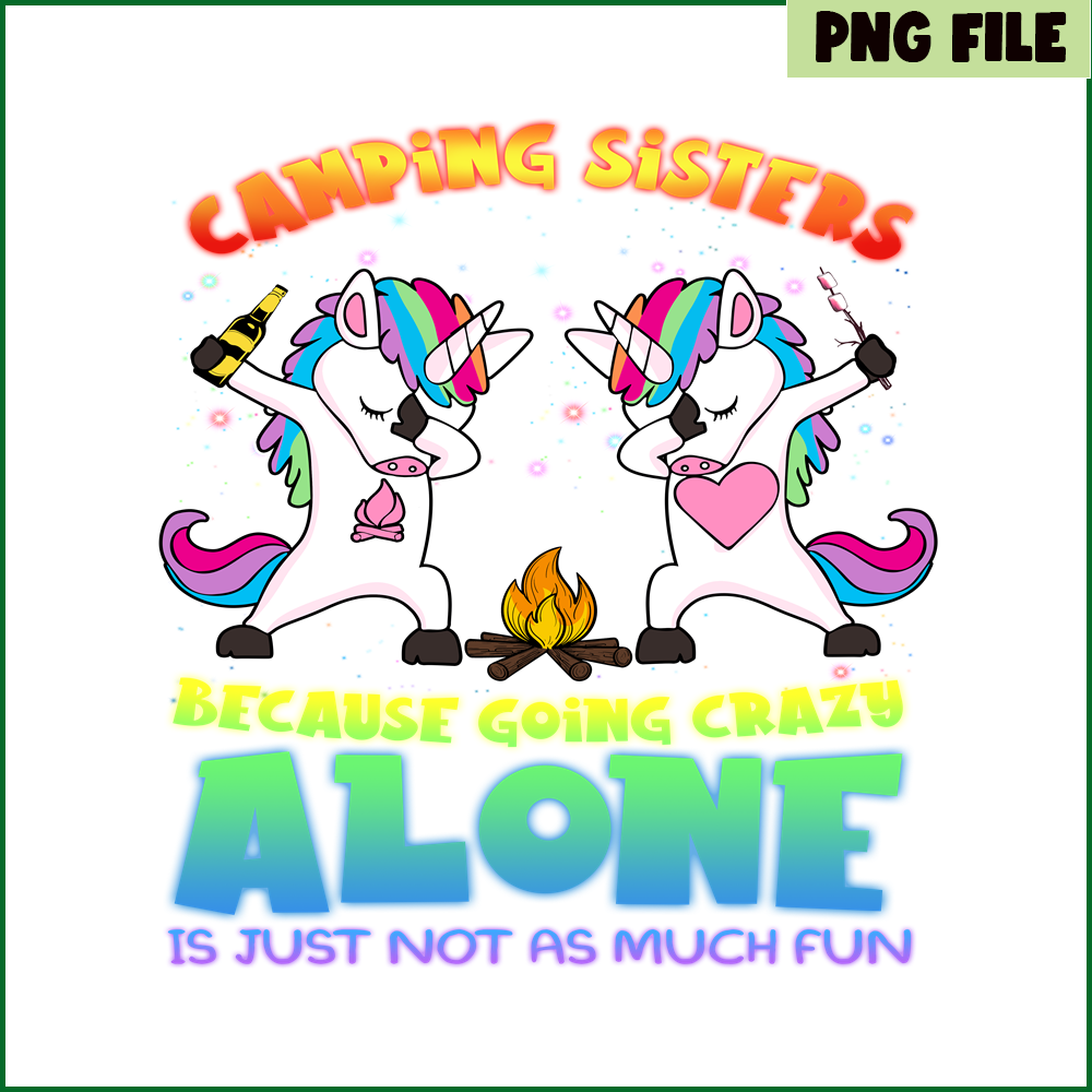 Camping Sisters PNG Camping 2 Unicorn Dabbing PNG Camping An - Inspire Uplift