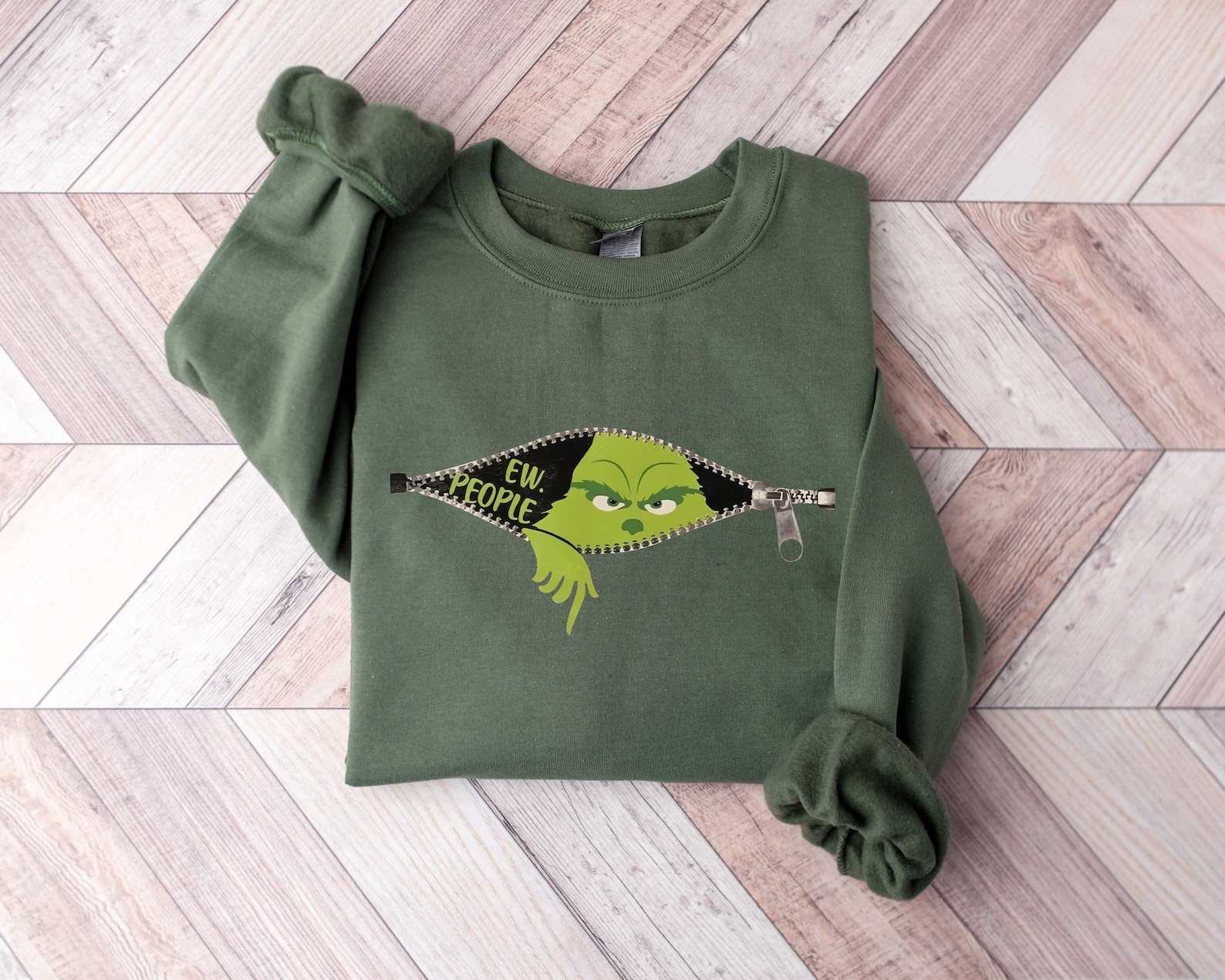 Ew People Shirt, Grinch Sweatshirt, Grinchmas Sweatshirt, Ch | Inspire ...