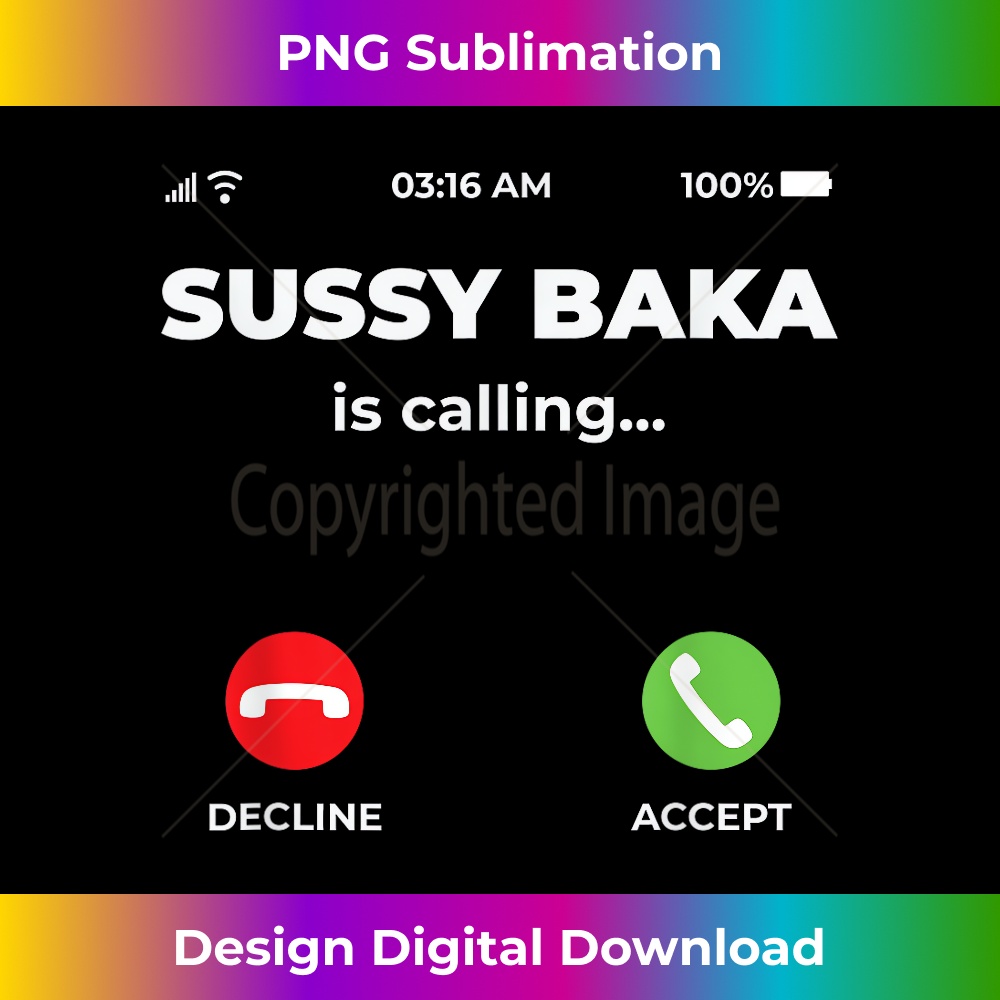 Sussy Baka Is Calling Funny Phone Meme - Contemporary PNG Su | Inspire ...