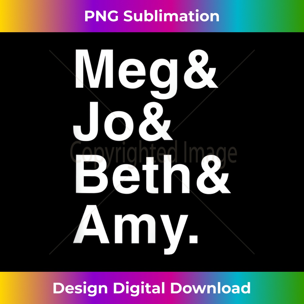 Meg Jo Beth Amy March Sisters Ampersand Classic - Sleek Subl | Inspire ...