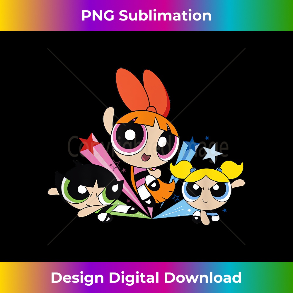 The Powerpuff Girls Group Shot Action Poses - Chic Sublimati | Inspire ...