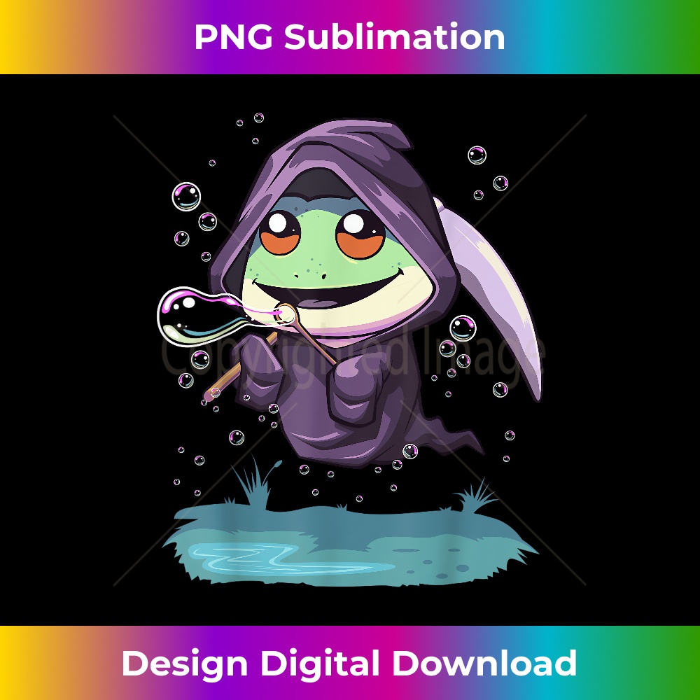 Pastel Goth Kawaii Frog Grim Reaper - Sublimation-Optimized - Inspire ...