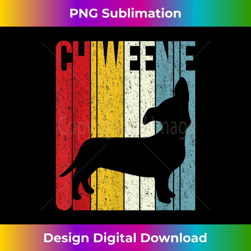 'Chiweenie Silhouette' Cute Chiweenie Dog - Classic Sublimat | Inspire ...