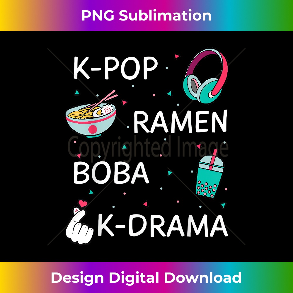 K-Pop Ramen Boba K-Drama Bubble Tea Korean Noodle Gift Idea - Inspire ...