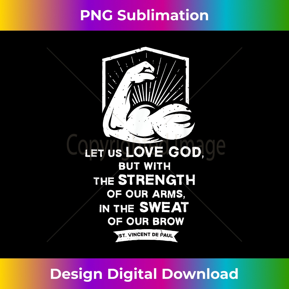 Vincent de Paul Arm Day Gym Catholic Saint Quotes Gifts - Be | Inspire ...