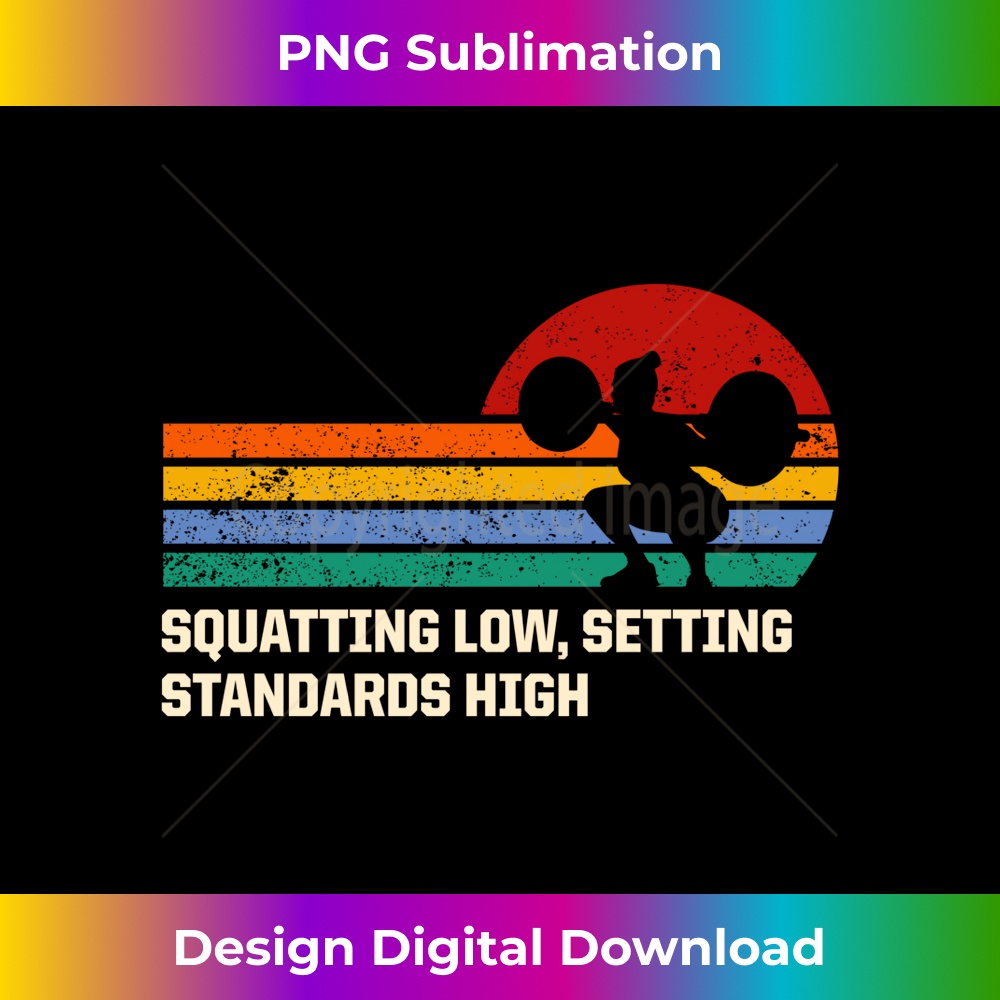 Squat Low Set Standards High Workout Motivational Quote Gym - Inspire ...