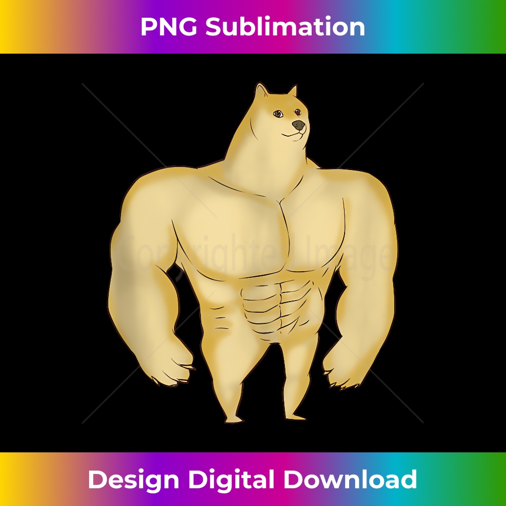 Buff Shiba Inu Funny Bodybuilder Dog Dank Meme Tank Top - Ar - Inspire ...