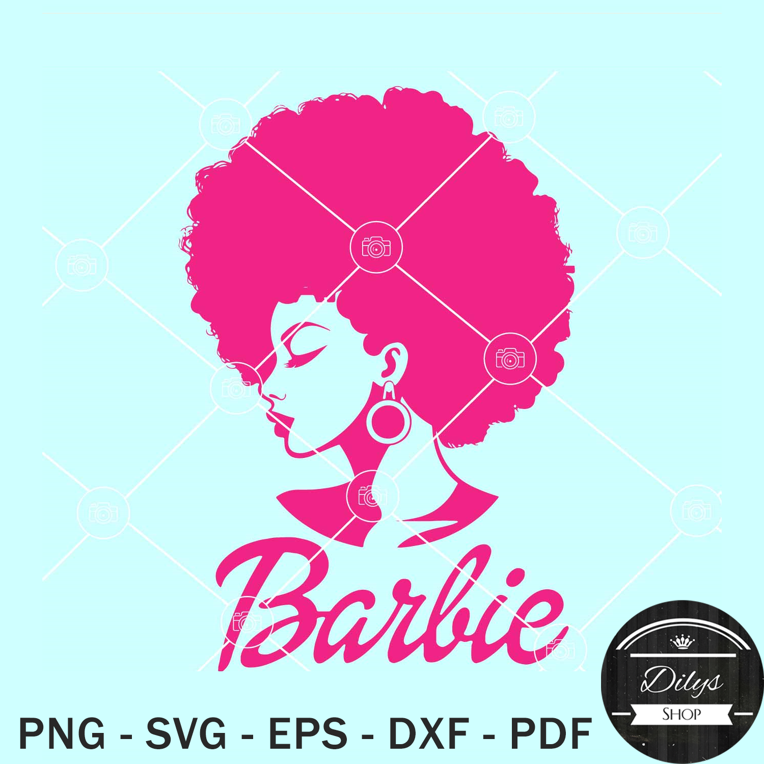 Barbie Afro Black Woman Svg Black Barbie Svg Afro Barbie G Inspire