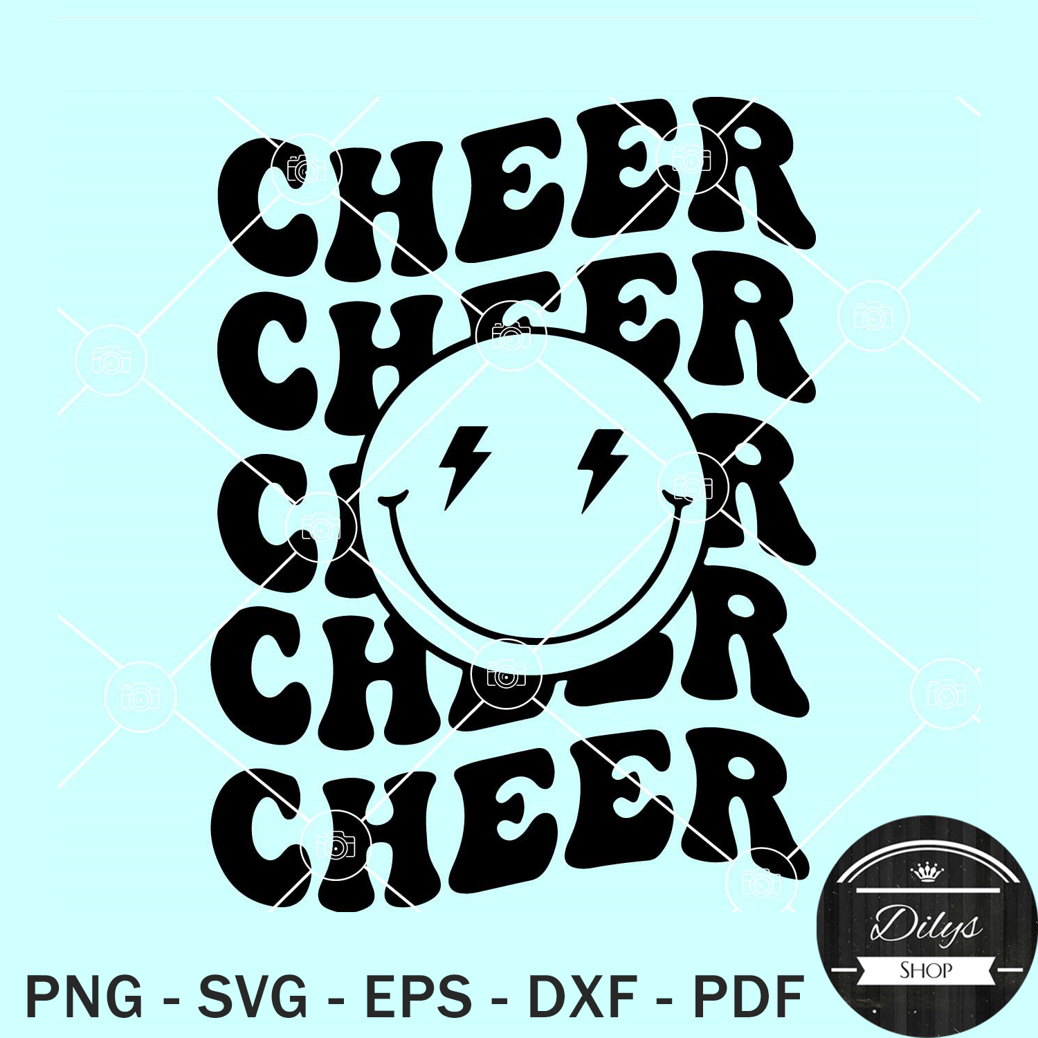 Cheer smiley face SVG, Cheer Smiling Face Svg, Cheerleader S - Inspire ...