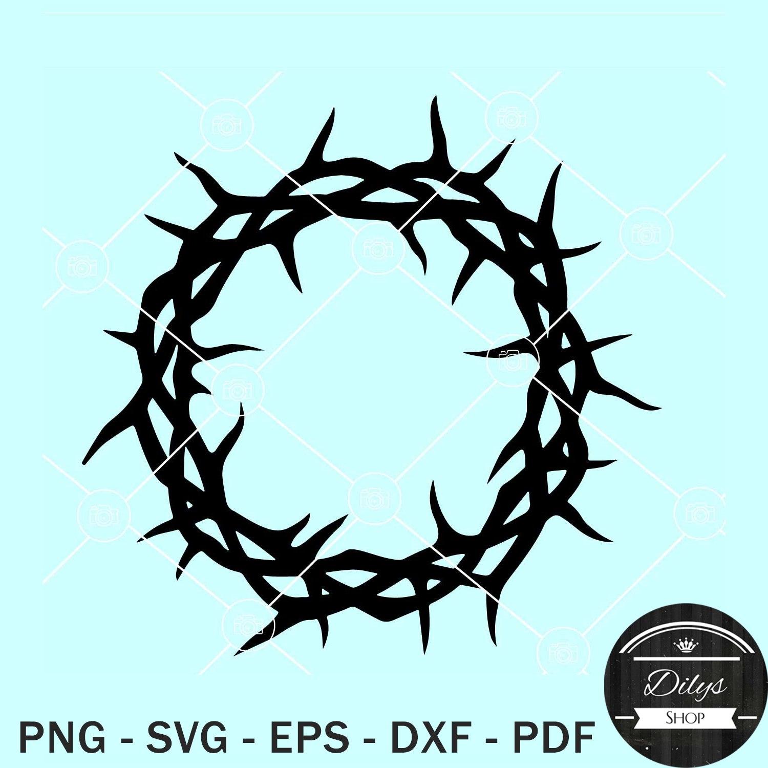 crown of thorns svg - Inspire Uplift
