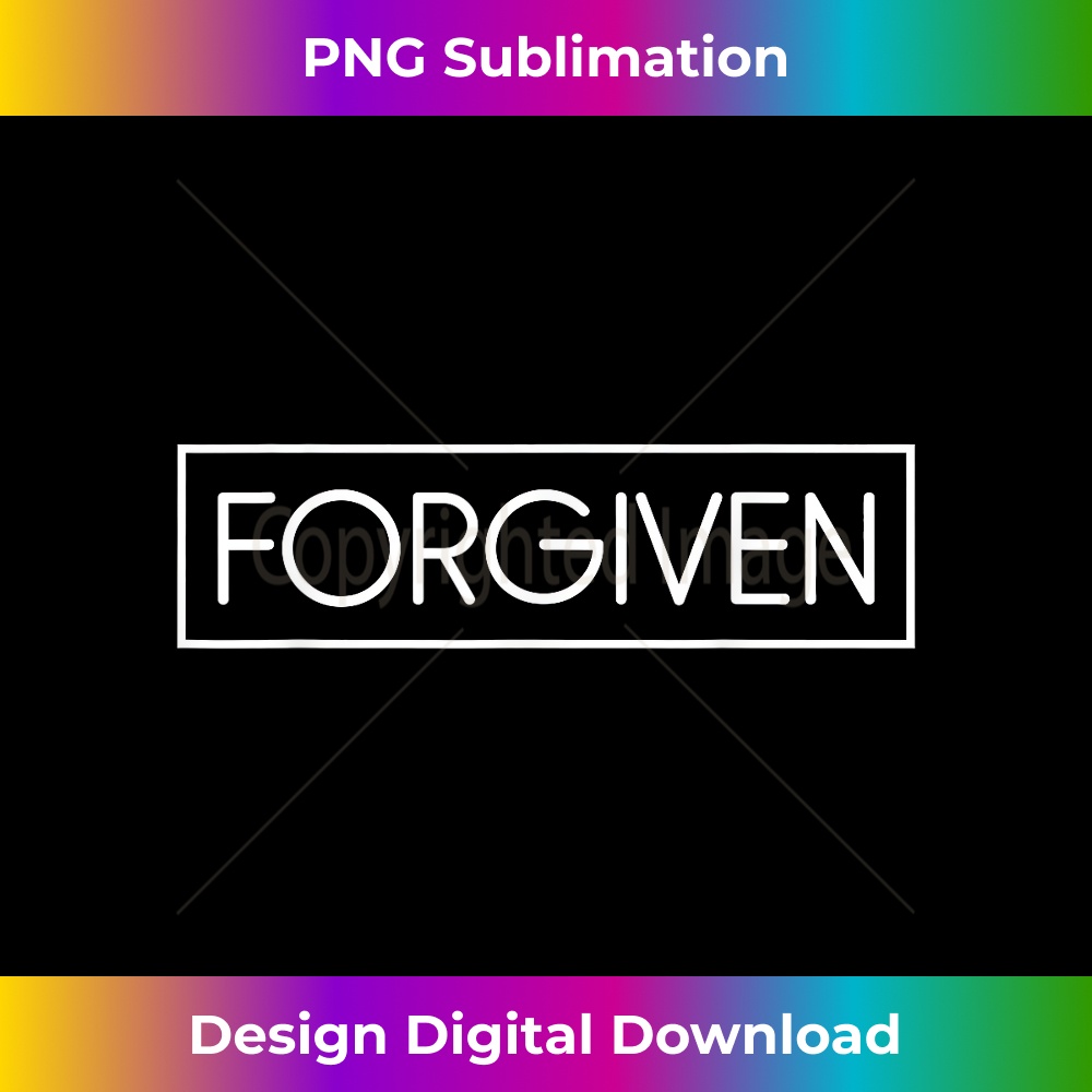 Forgiven T- - Inspirational Word - Crafted Sublimation Digit - Inspire Uplift