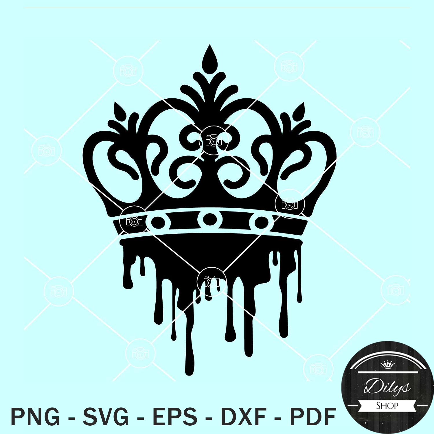 Dripping crown SVG, crown dripping SVG, Birthday crown SVG P - Inspire ...