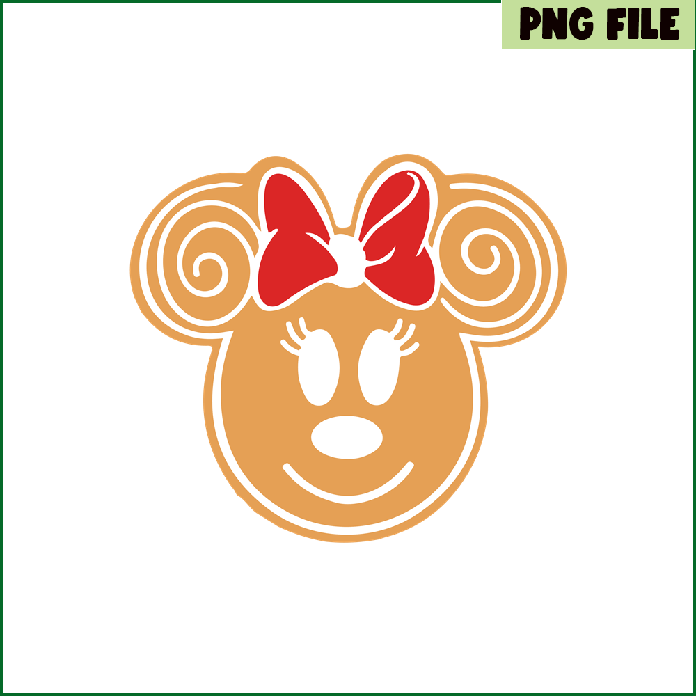 Minnie gingerbread svg - Inspire Uplift