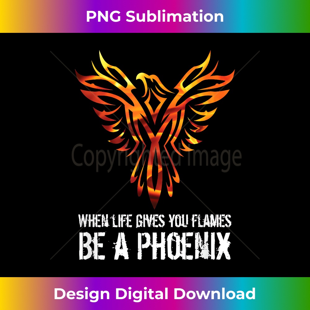 Phoenix Flames Empowerment Inspirational Uplifting Quote - S | Inspire ...