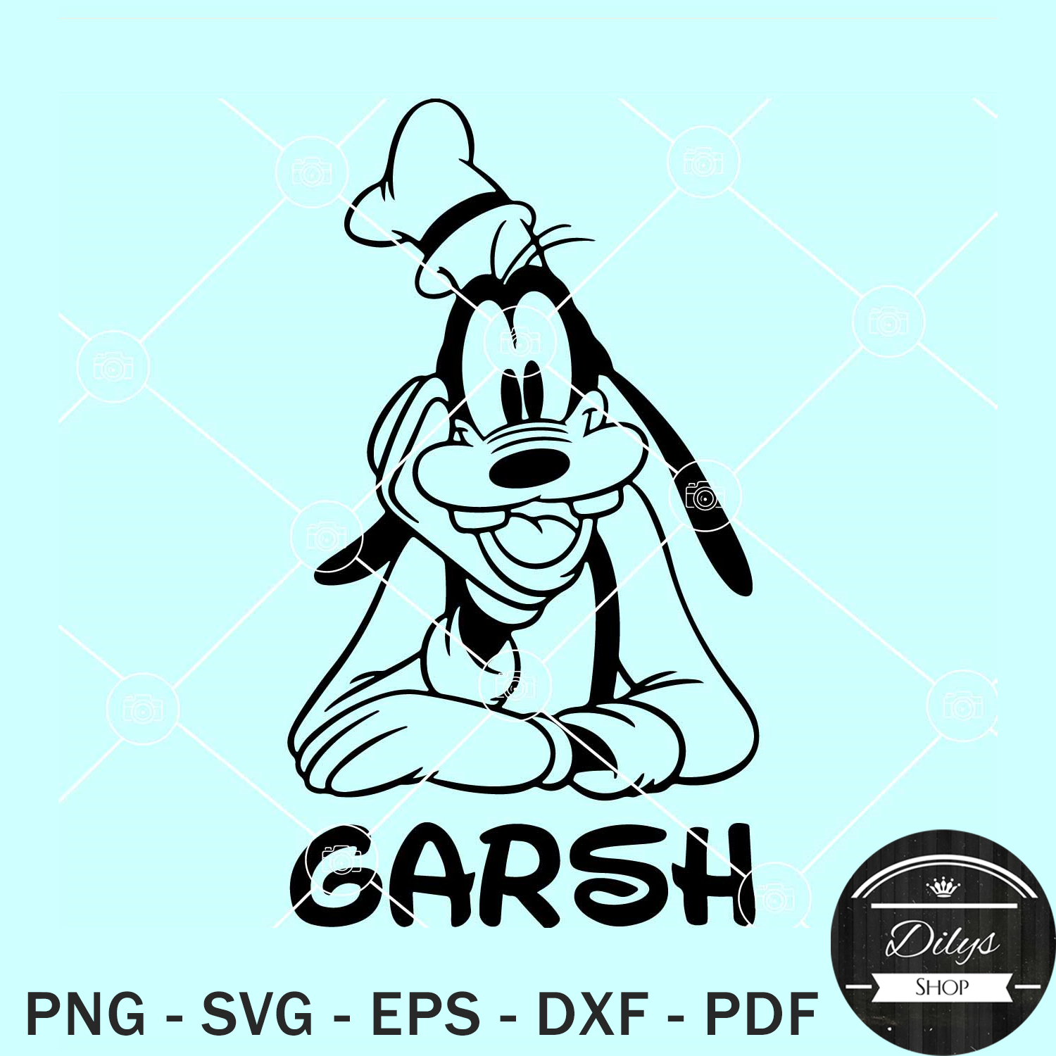 Garsh Goofy SVG, Garsh Goofy Vector Svg, Goofy SVG, Disneyla | Inspire ...