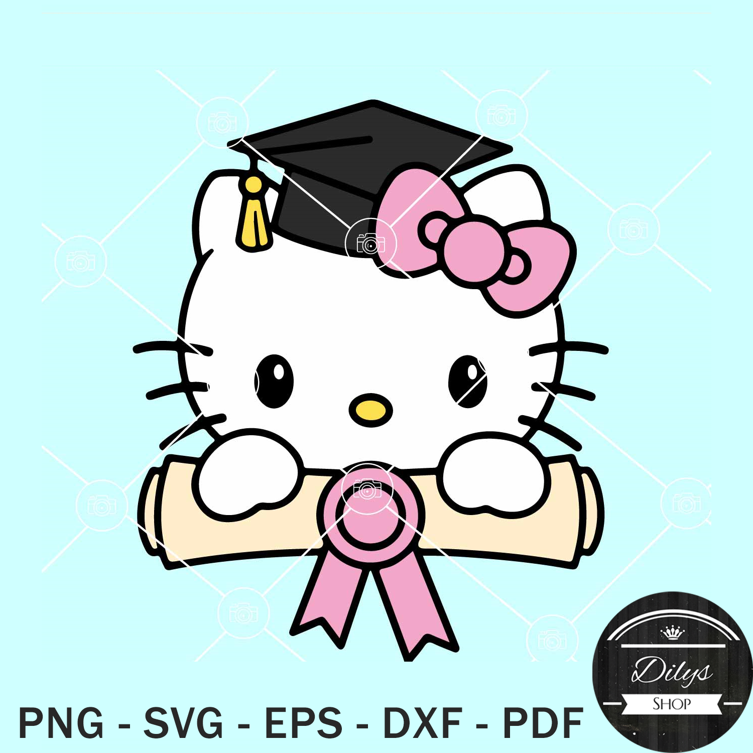 Hello Kitty Graduation SVG, Graduation Kitty SVG, graduation - Inspire ...