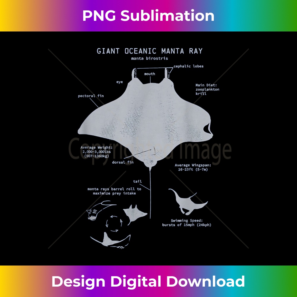 Marvels of the Ocean Manta Ray Anatomy - Edgy Sublimation Di - Inspire ...