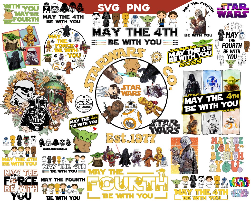 Star wars svg bundle, star wars files, star wars cut files, | Inspire ...