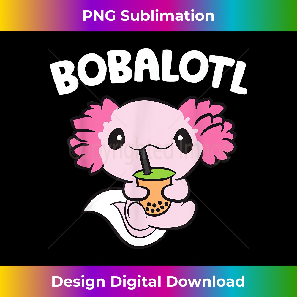 Bobalotl Axolotl Bubble Tea Bubble Milk Boba Tea Axolotl - V | Inspire ...