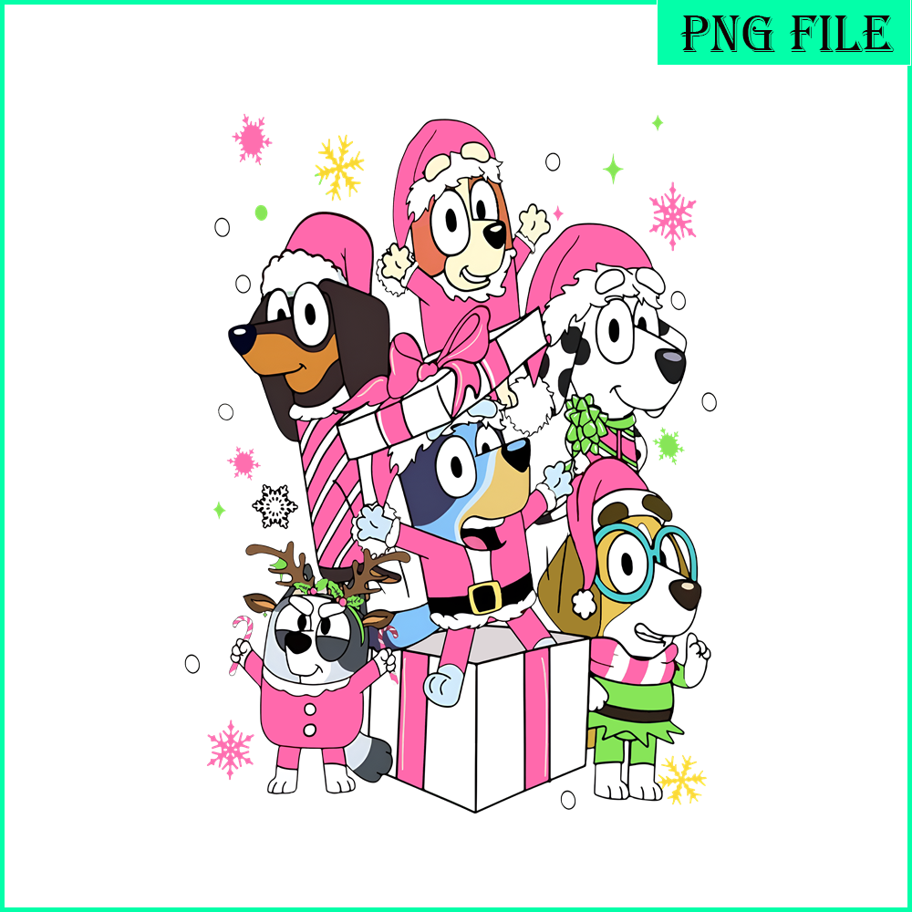 Bluey gifts pink png | Inspire Uplift
