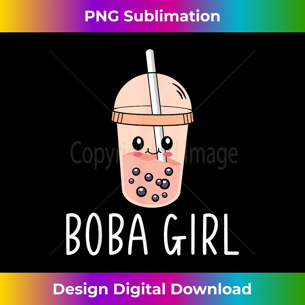 Boba Girl Bubble Tea Girl - Urban Sublimation PNG Design - C | Inspire ...