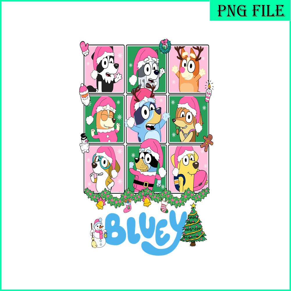 Bluey friends card png | Inspire Uplift