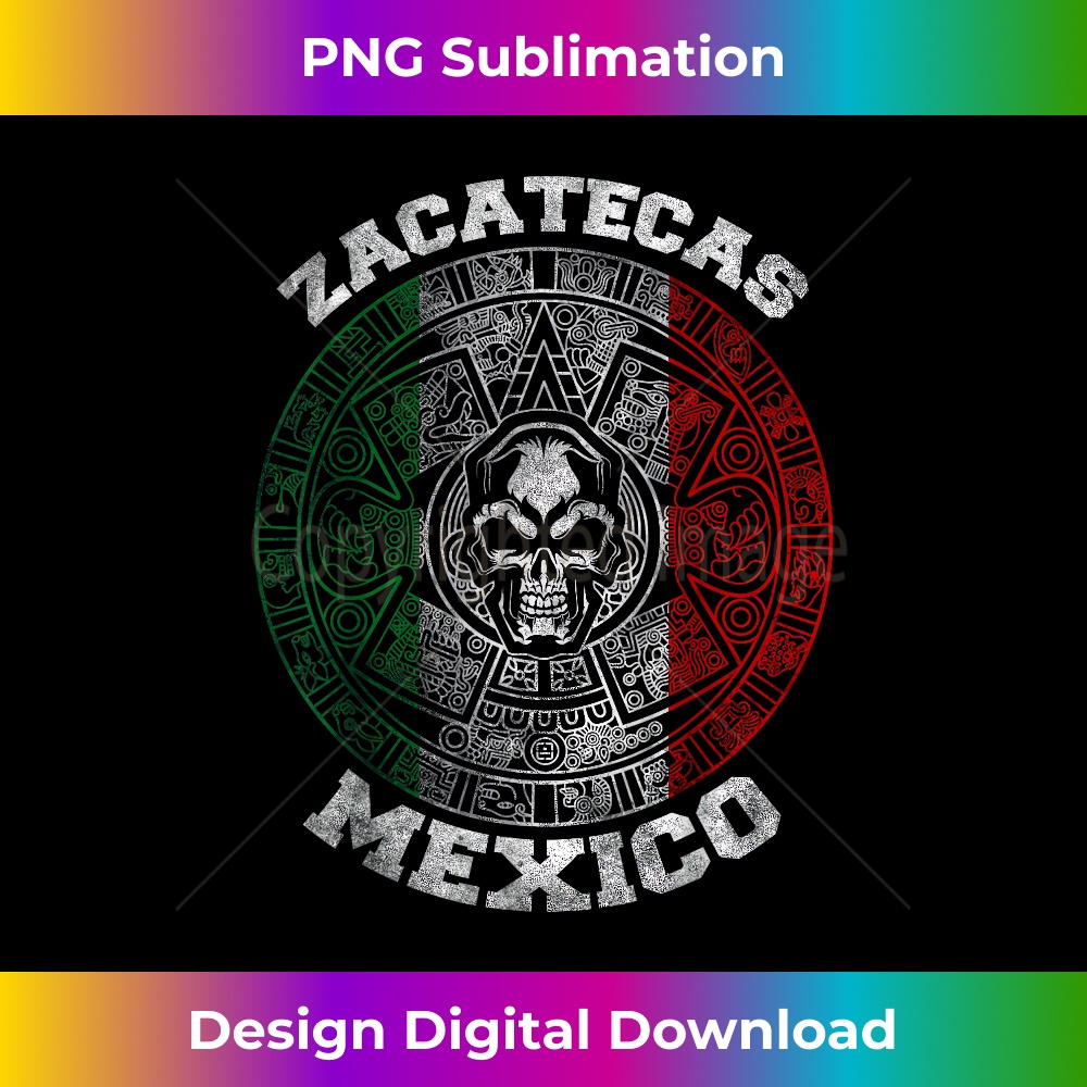 Zacatecas Aztec Calendar Mayan Skull. Mexico Pride Symbol - | Inspire ...