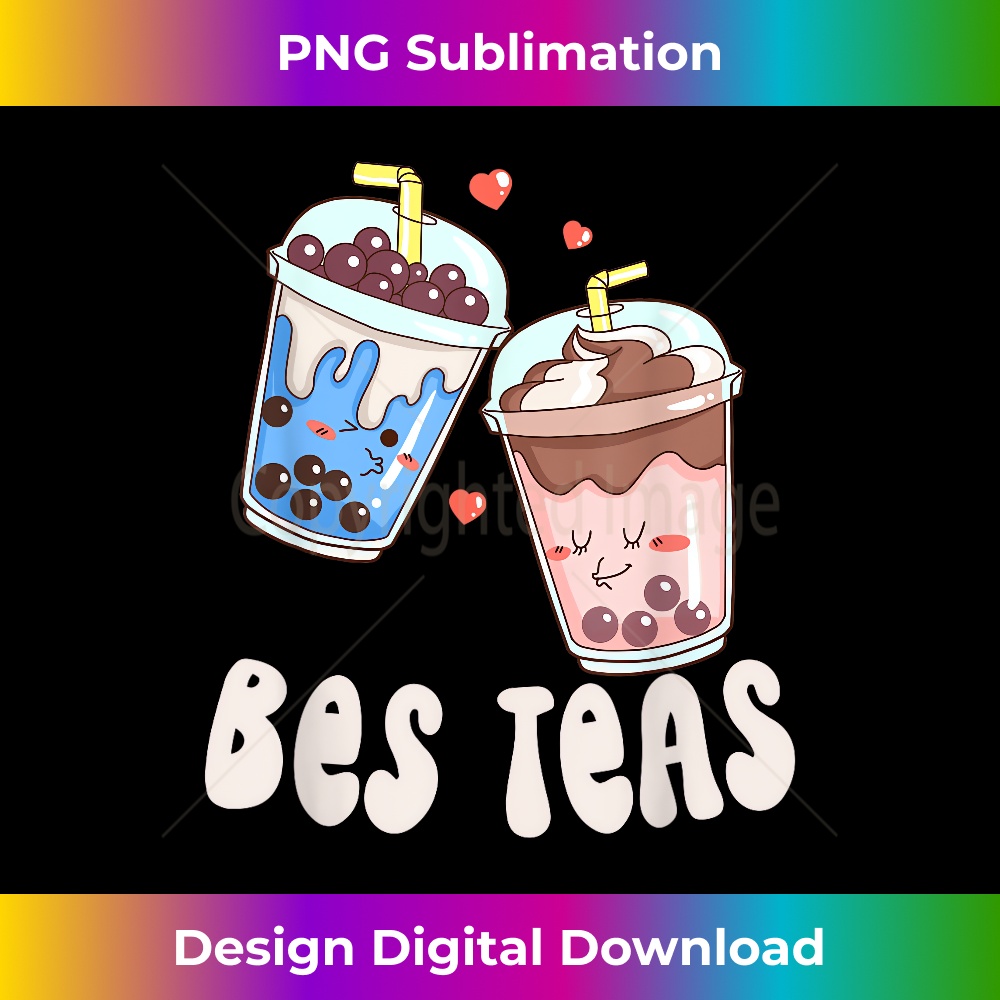 Bes Teas Besties Cute Kawaii Bubble Tea Boba Best Friend BFF | Inspire ...