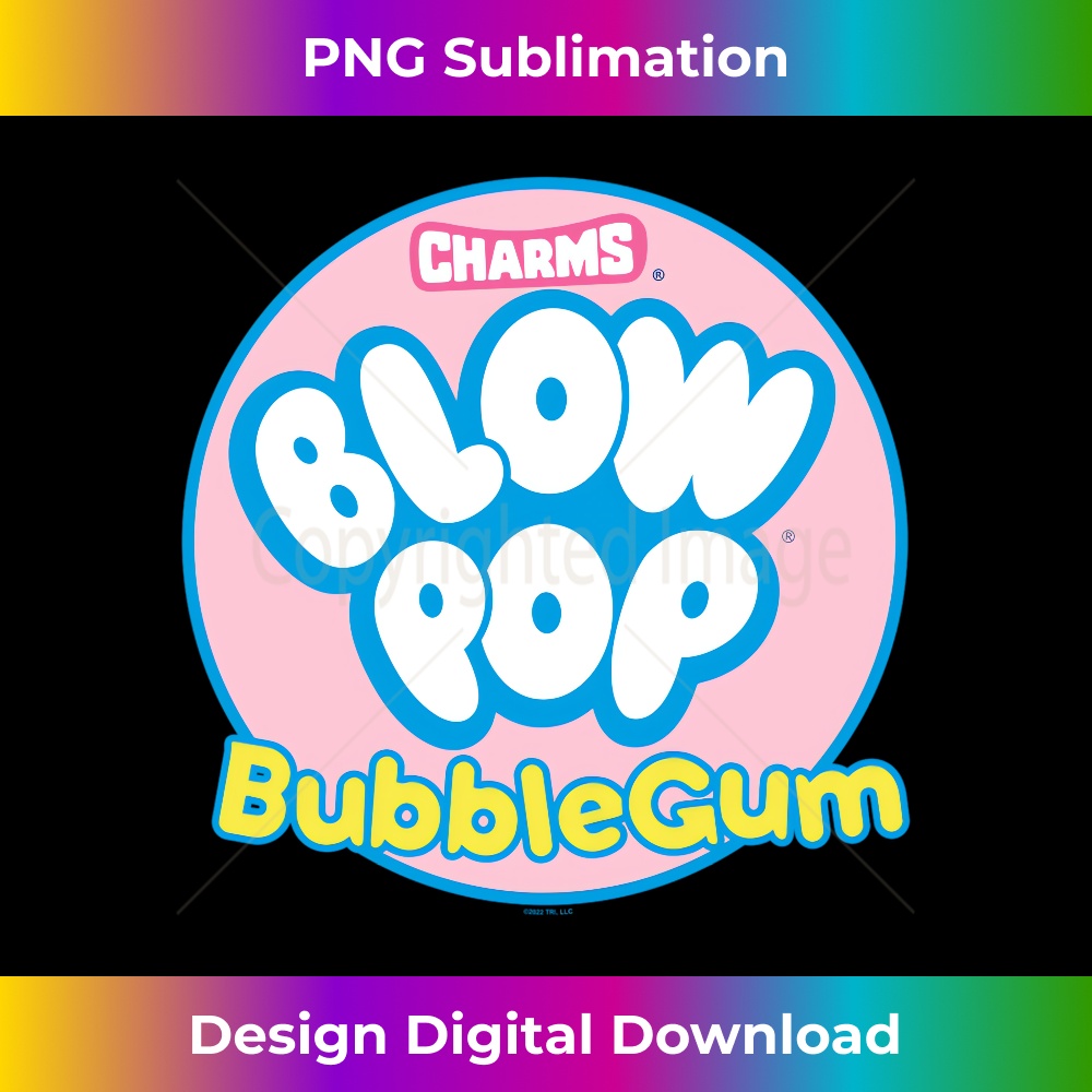 Charms Blow Pop Bubble Gum Circle Logo Long Sleeve - Artisan - Inspire ...