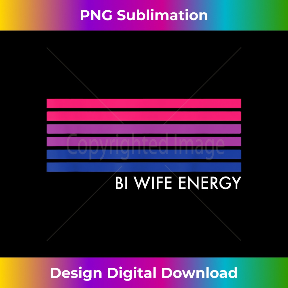 Bisexual Bi Wife Energy Bisexual Pride Flag Stripes Basic - | Inspire Uplift