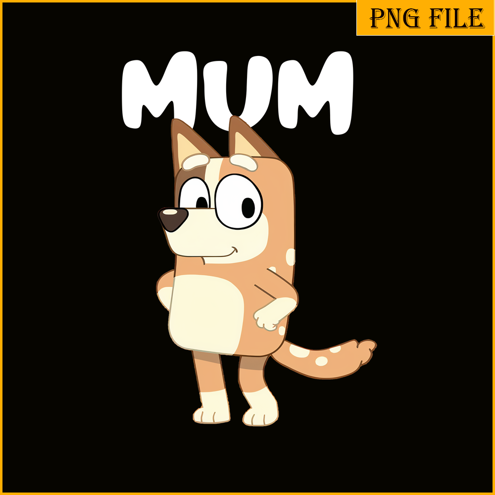 Lovely Bluey Mum PNG Bluey Parents PNG Bluey Family PNG | Inspire Uplift