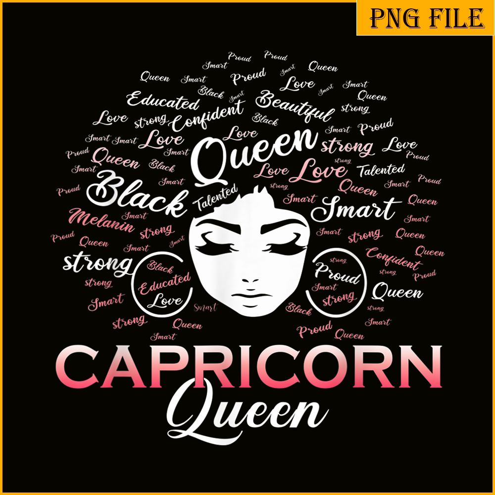 Black Women PNG Capricorn Queen PNG January Birthday PNG - Inspire Uplift