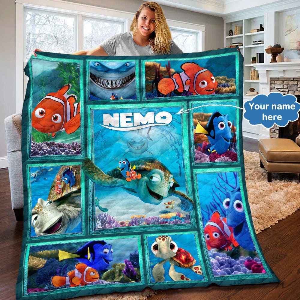 Personalized Finding Nemo Sherpa Blanket Finding Nemo Fleec | Inspire ...