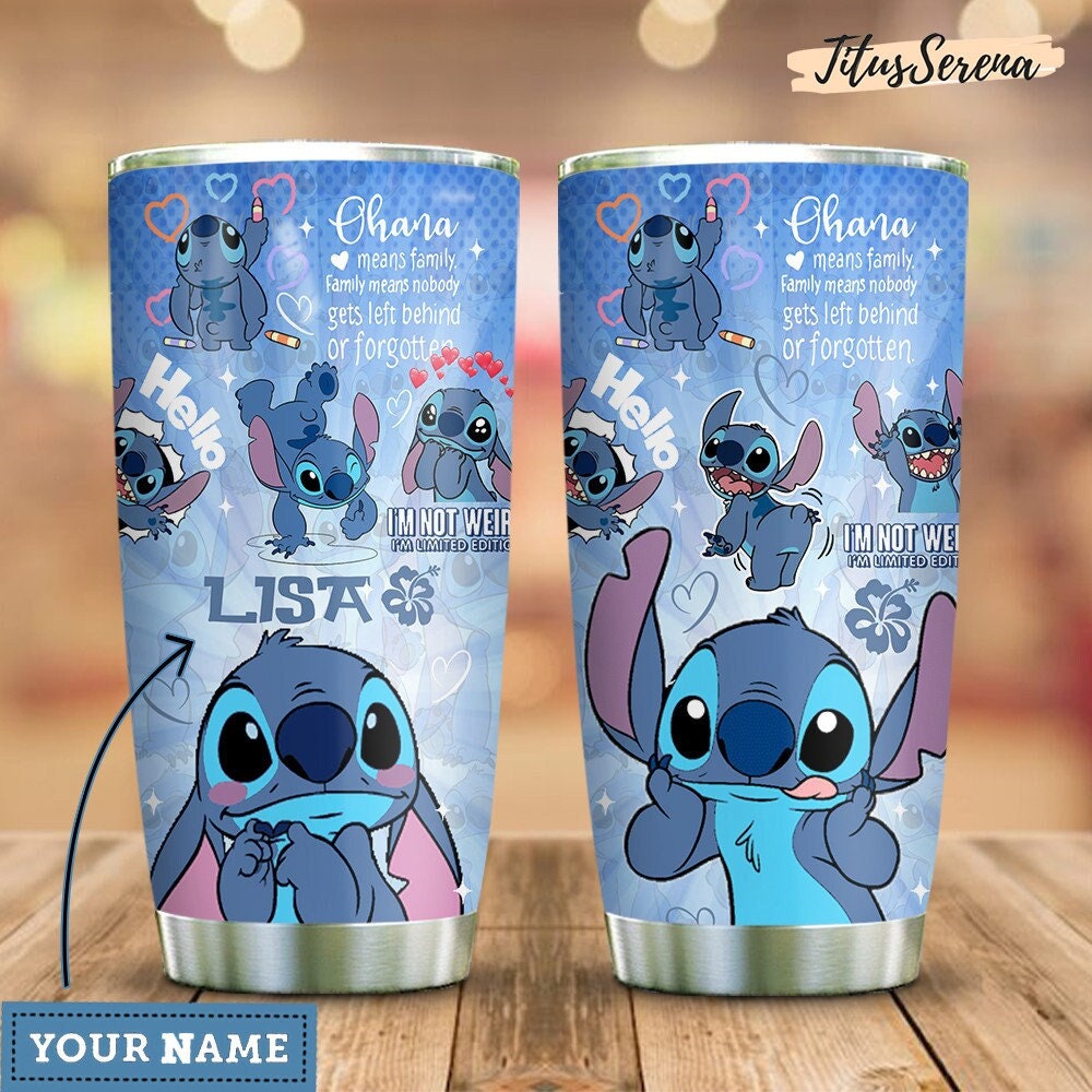 Personalized Stitch Tumbler, Personalized Stitch Cup, Stitch | Inspire ...