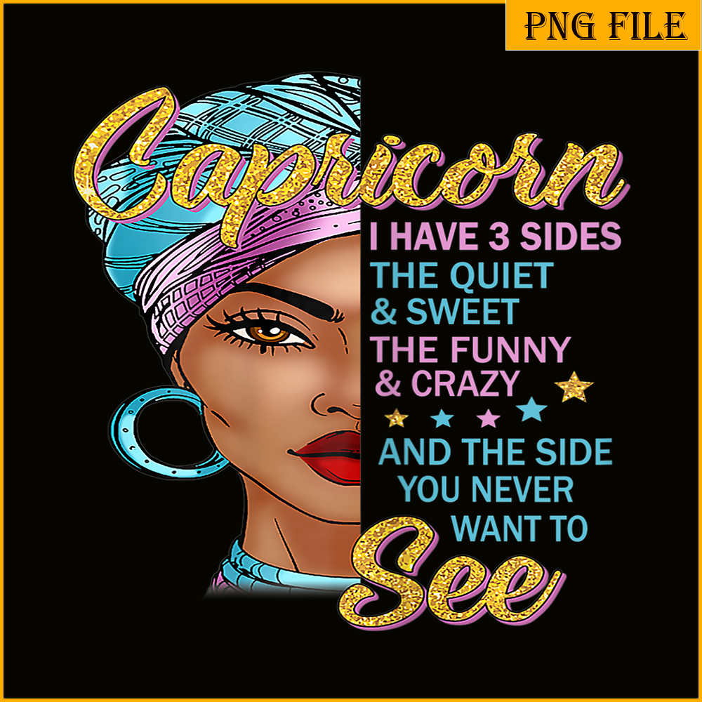 Capricorn Sides PNG Birthday Gift PNG Capricorn Zodiac PNG - Inspire Uplift