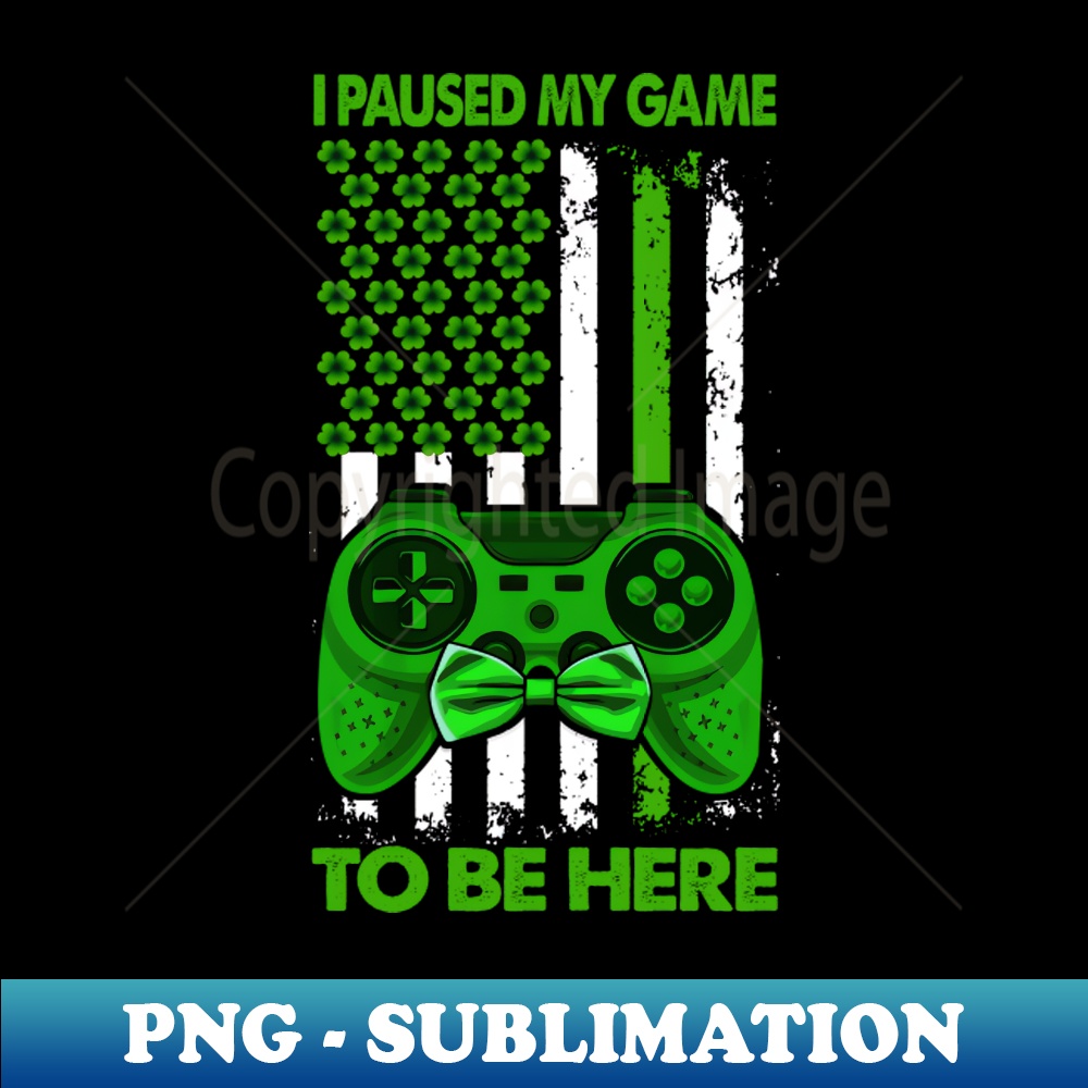 Shamrock Irish Flag Gamer Video Game Controller St Patricks - Inspire ...